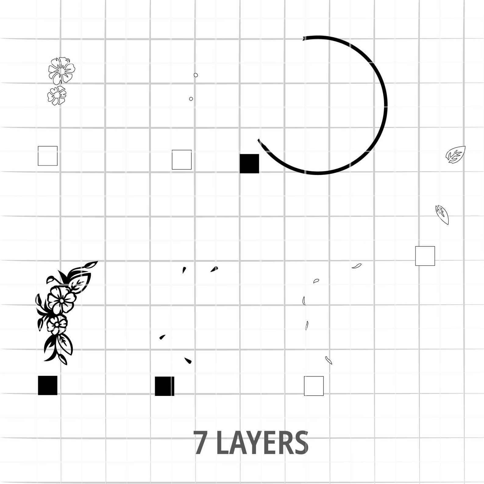 Floral Frame Svg Floral Ring Svg Circle With Flowers Svg - Etsy