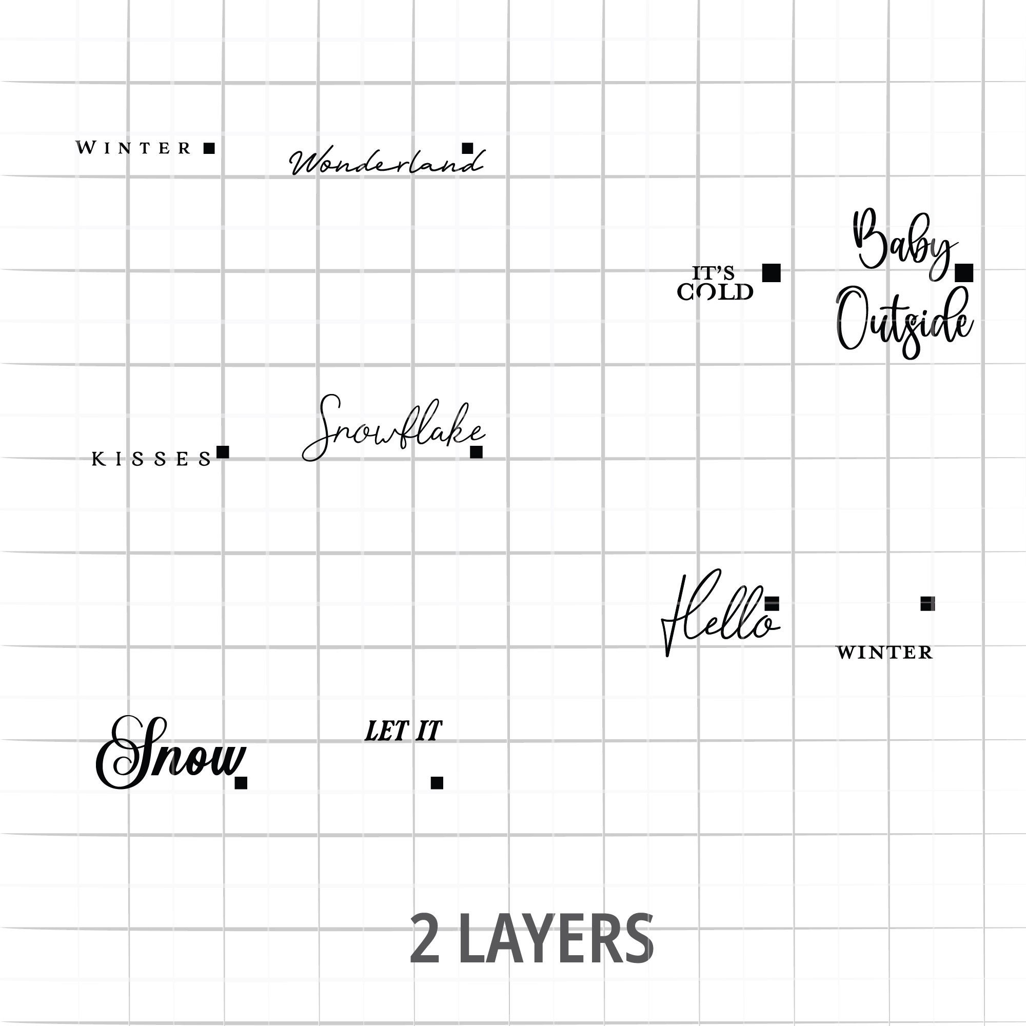 Winter Sayings Svg Bundle Winter Sign Svg Round Sign Svg - Etsy