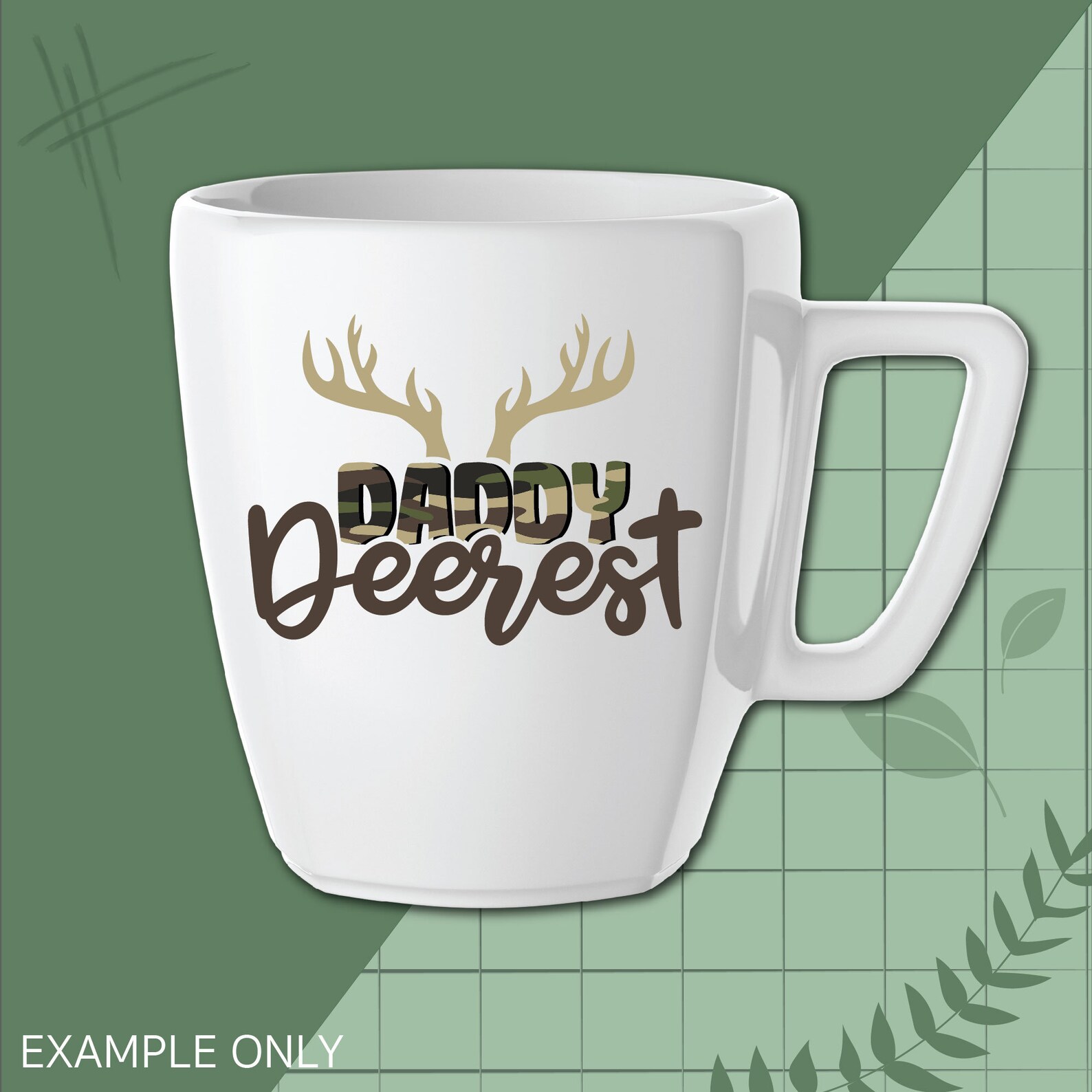 Dad Svg Deer Antlers Svg Dad Hunting Svg Daddy Deer Svg | Etsy