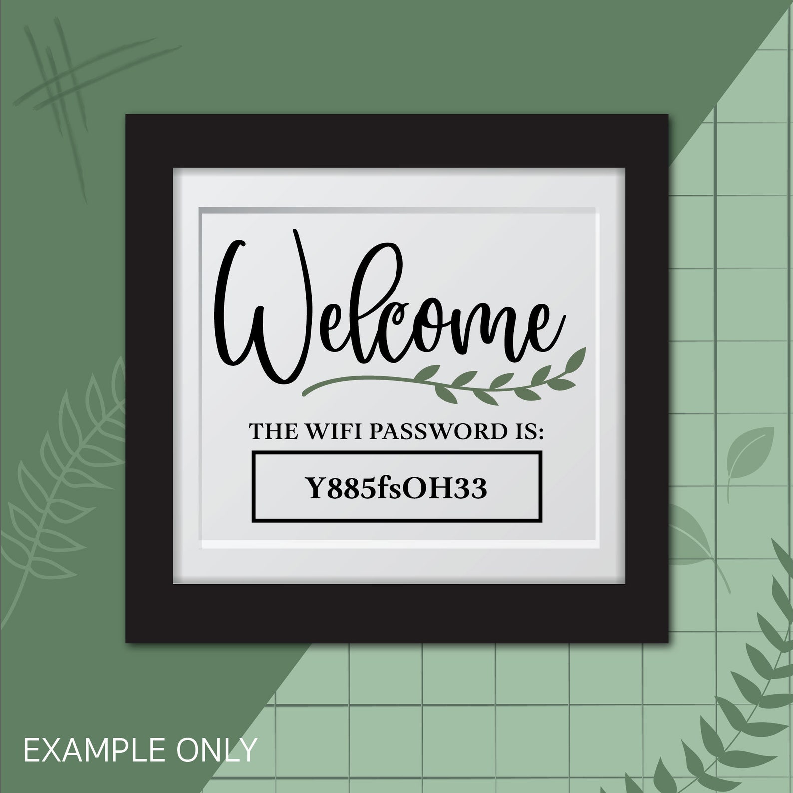 Wifi Password Sign Svg Welcome Sign Svg Printable for Office - Etsy