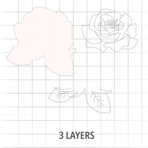 Single Line Rose Svg, Drawing File for Cricut Pen Svg Single Line ...