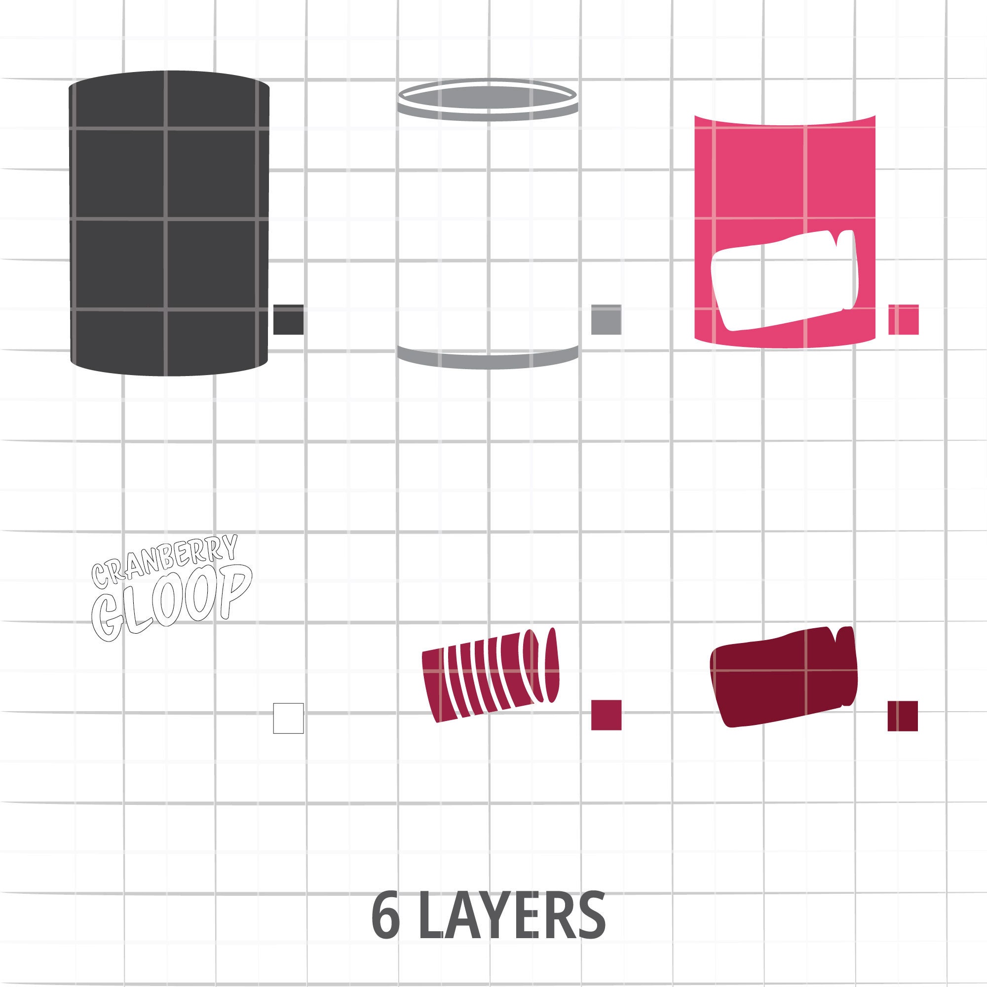 Cranberry Sauce Svg Png Pdf Jpg Thanksgiving Clipart - Etsy