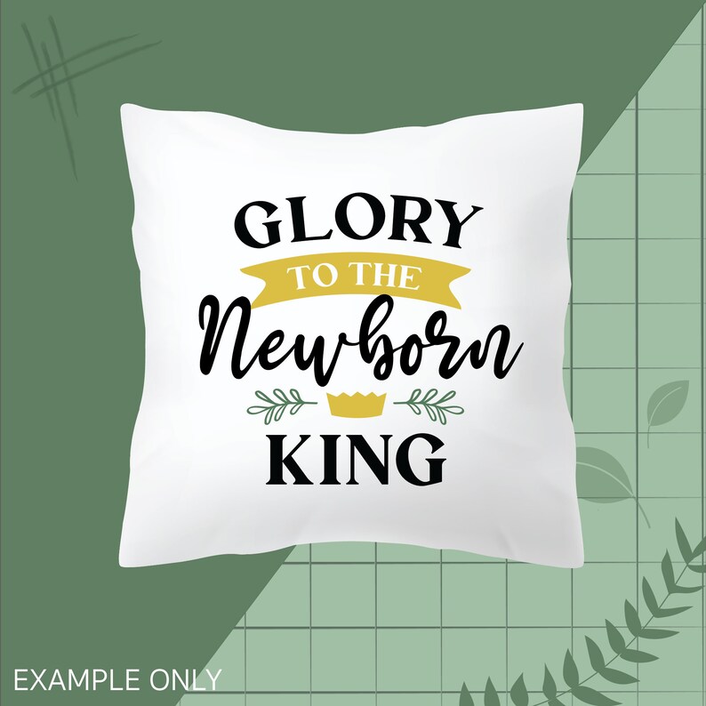 Glory to the Newborn King Svg Glory Svg File for Cricut | Etsy