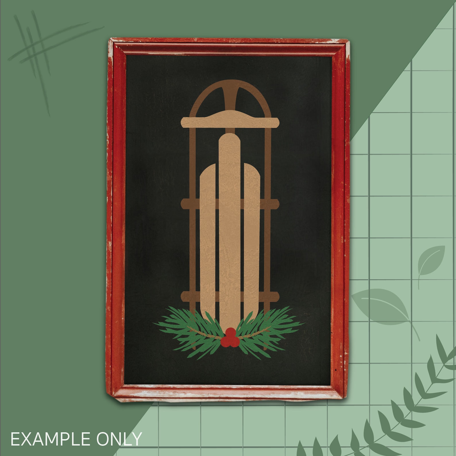 Sled Svg Runner Sled Clipart Wooden Sled Jpg Sleigh Ride Png - Etsy Canada