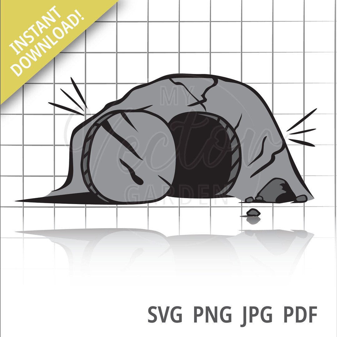 Empty Tomb Scene SVG: Easter Christian Graphic (digital Download) - Etsy