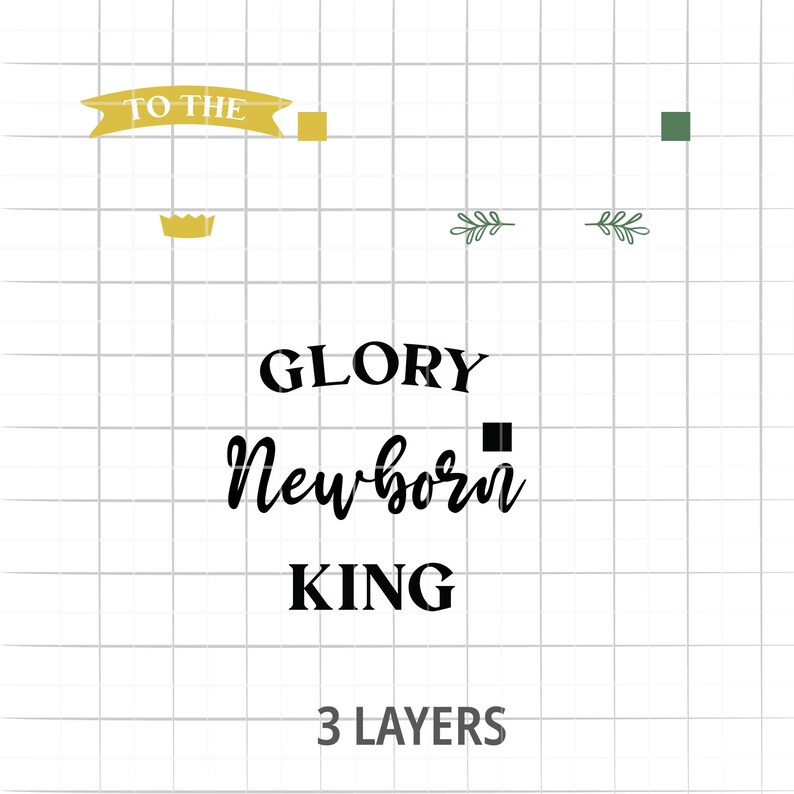 Glory to the Newborn King Svg Glory Svg File for Cricut | Etsy