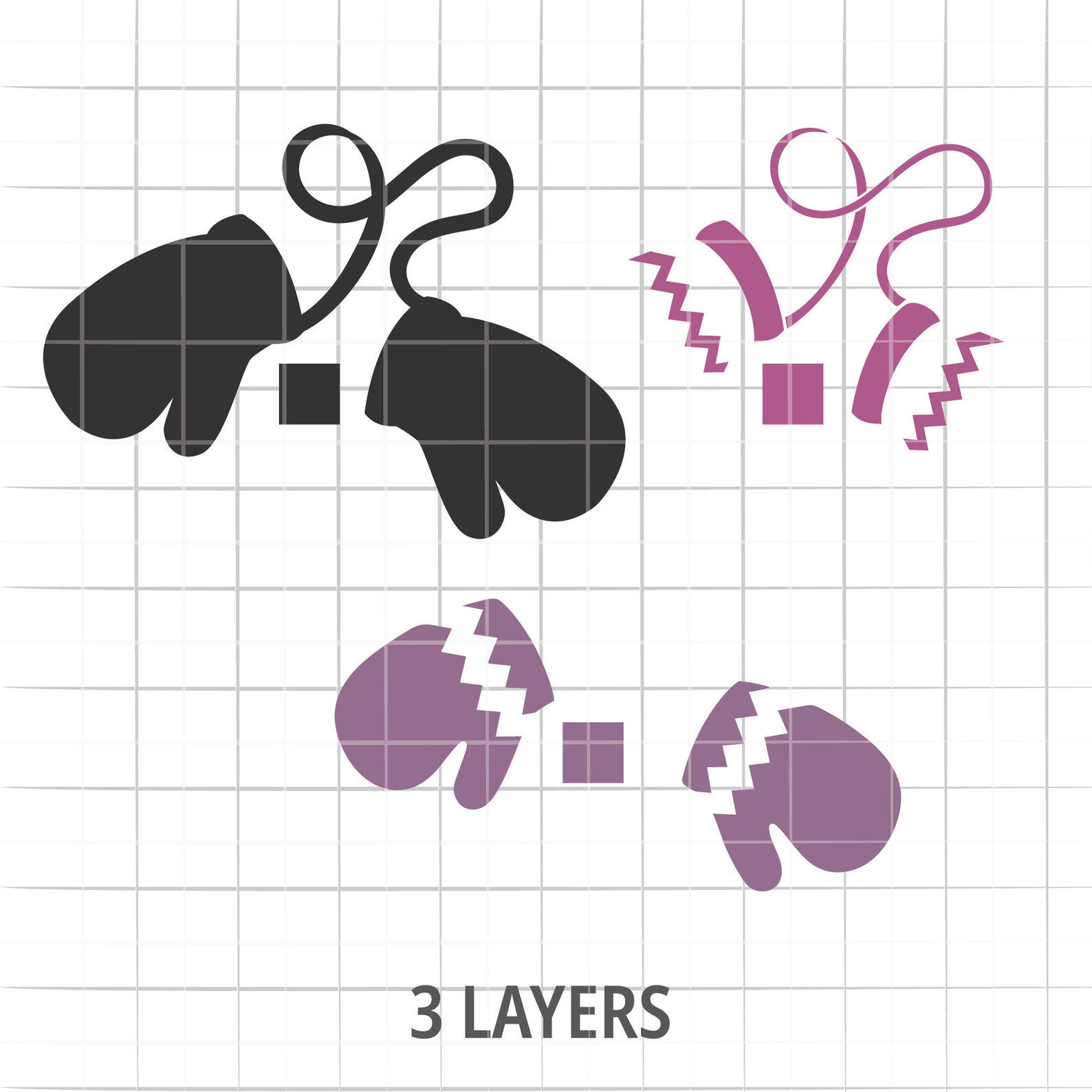 Winter Clothing Svg Bundle, Outdoor Accessories Cold Weather Graphics ...