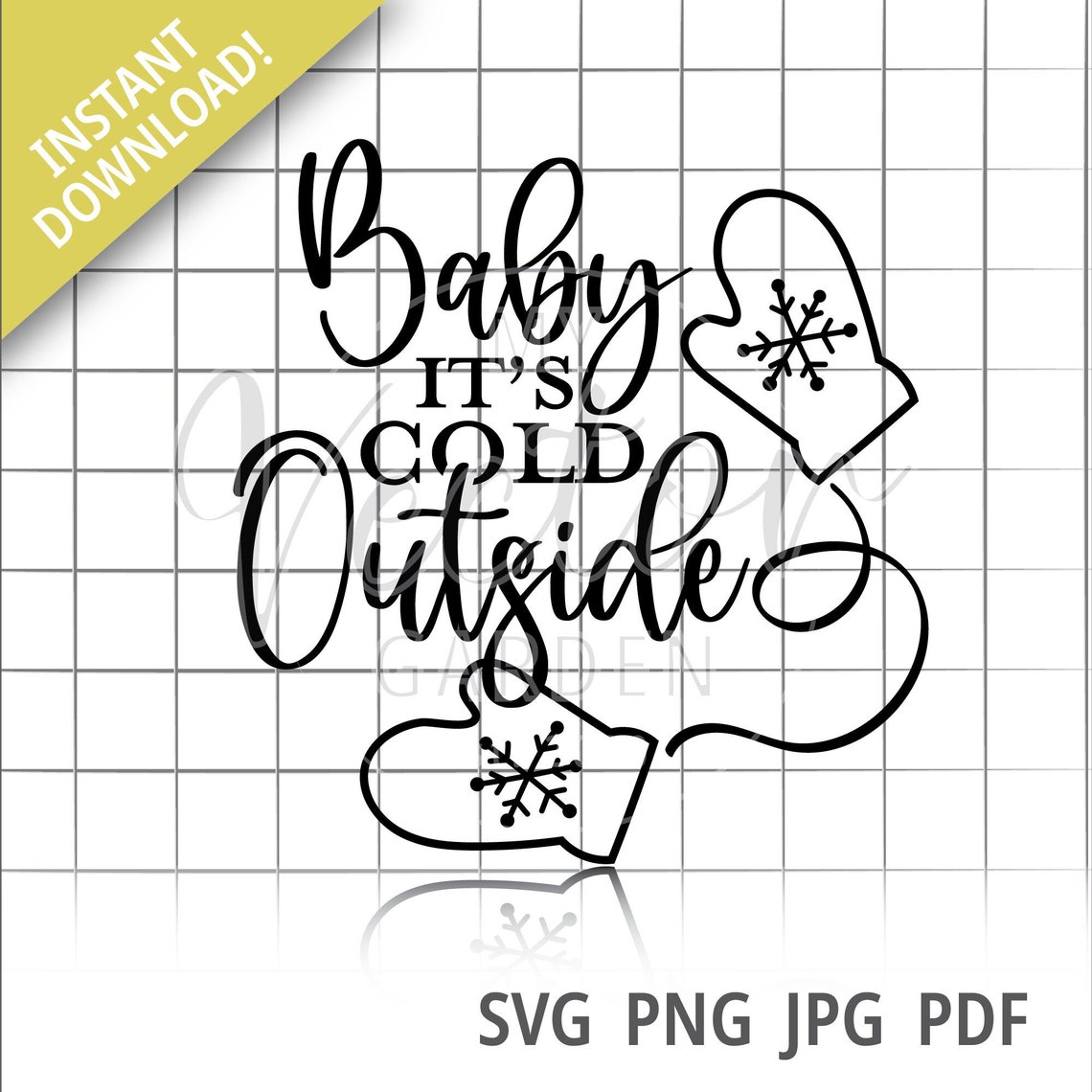 Baby It's Cold Outside Svg Winter Svg File for Cricut | Etsy