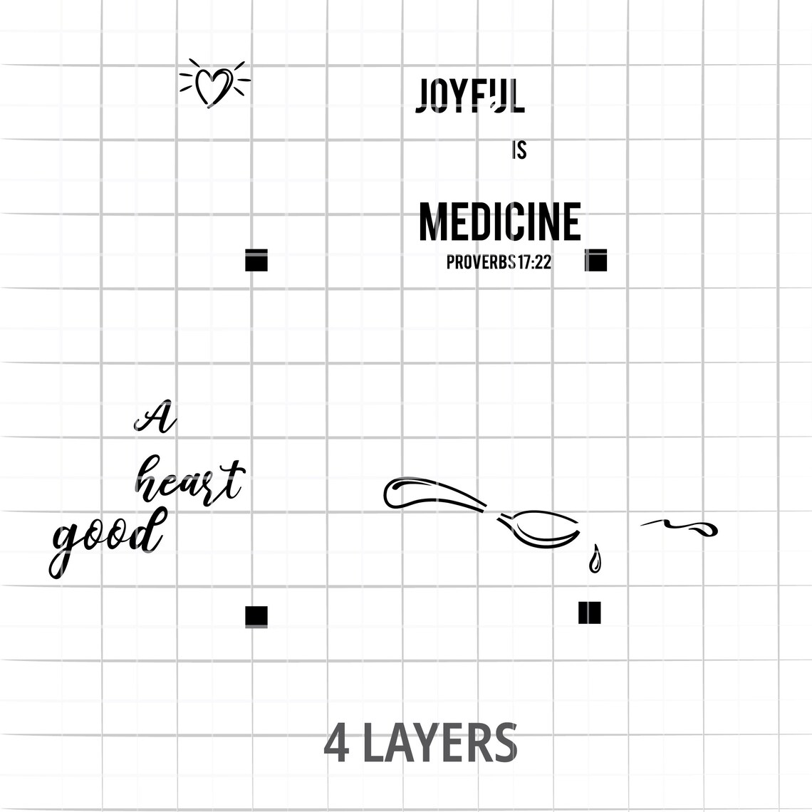 Bible Verse Svg Christian Svg File for Cricut Joyful Heart - Etsy