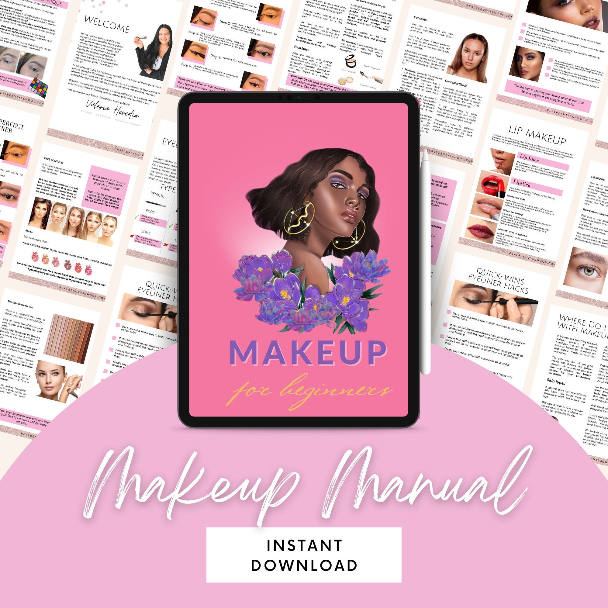 Makeup Manual Ebook Makeup Guide For Beginners Makeup Training Pdf Mua