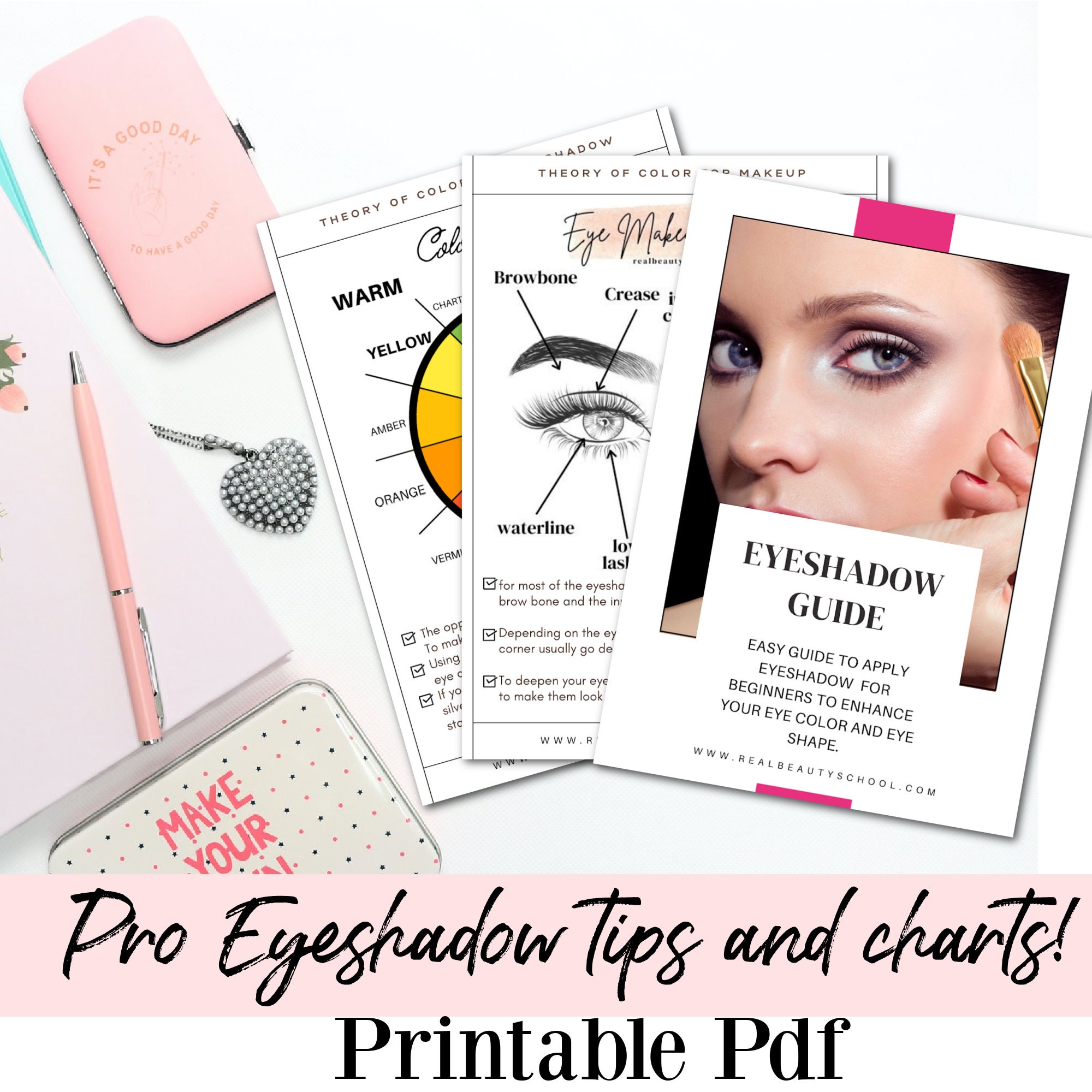 Eye Makeup Guide, Eyeshadow Guide, Makeup Artist Manual, Eye Makeup ...