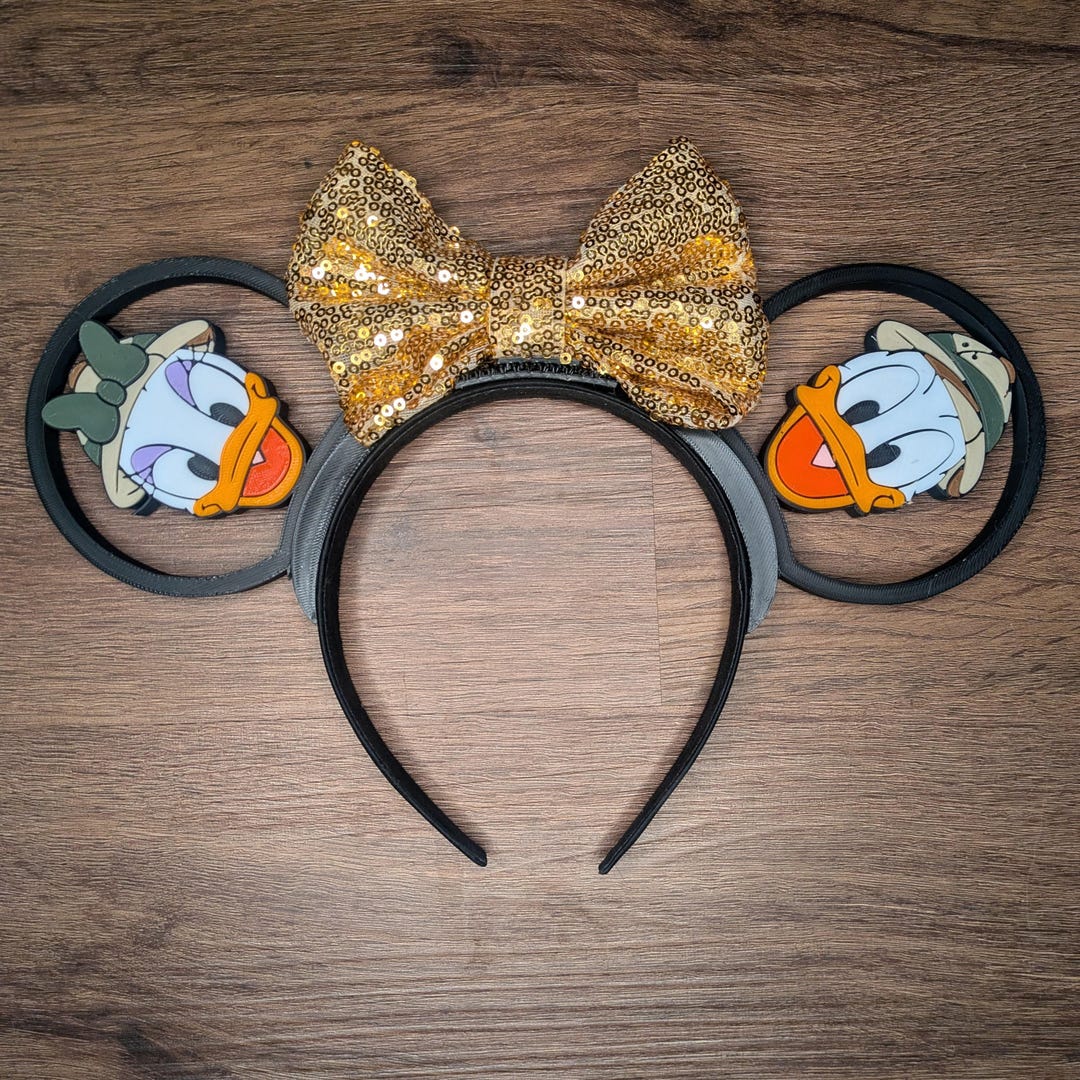 Safari Ducks Mouse Ears | Interchangeable 3D Printed Headband | Park ...