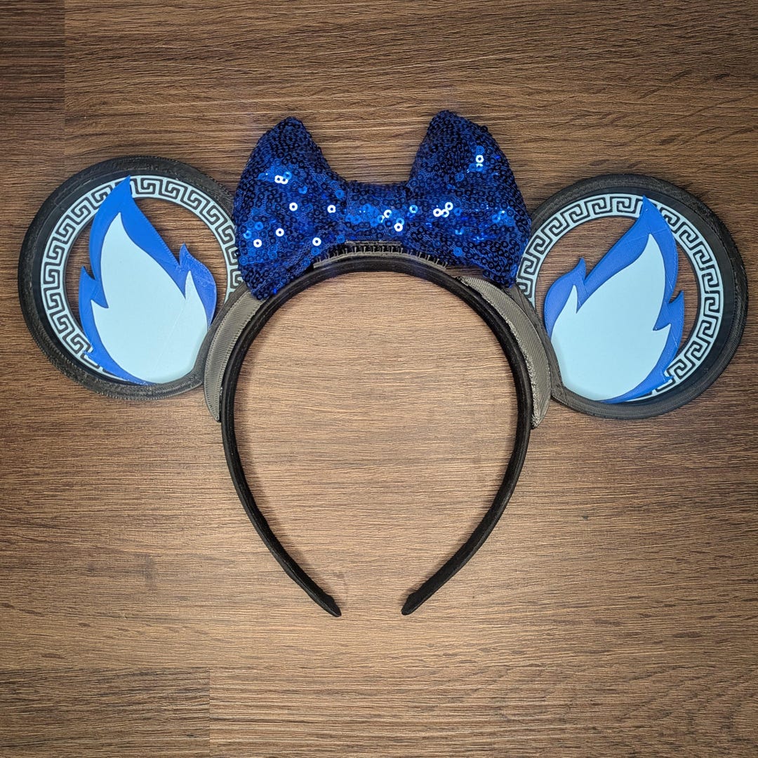 Underworld Flame Ears Ears | Interchangeable 3D Printed Headband | Park ...