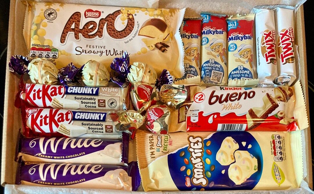 White Chocolate Box White Chocolate Treats White Chocolate - Etsy UK