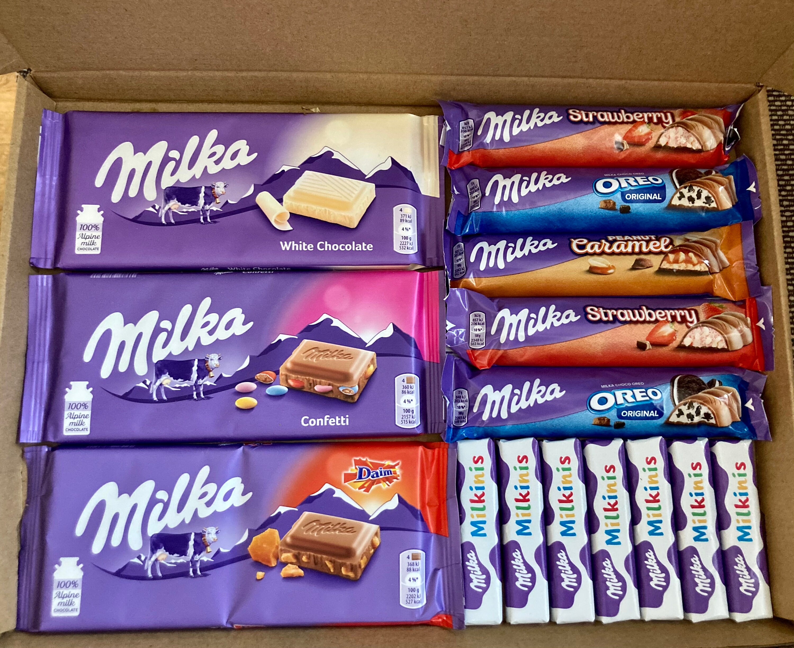 Milka Chocolate Flavors