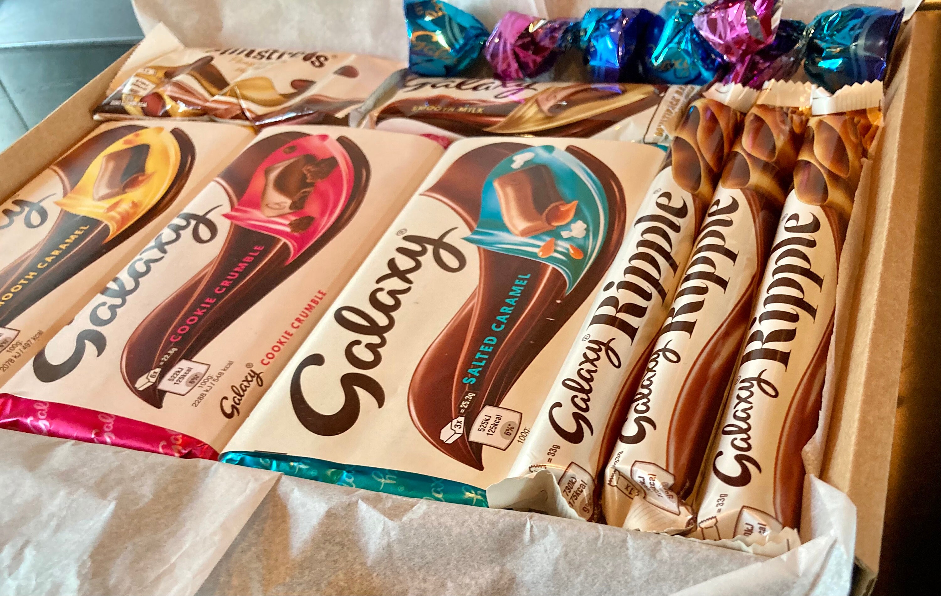 Galaxy Chocolate Hamper for Her for Him Chocolate Box - Etsy