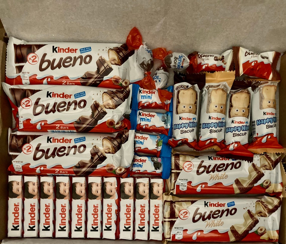 Kinder Chocolate Box For Her For Him Kinder Bueno | Etsy