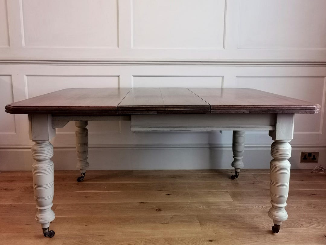 Victorian Solid Walnut Extending Dining Table - Etsy