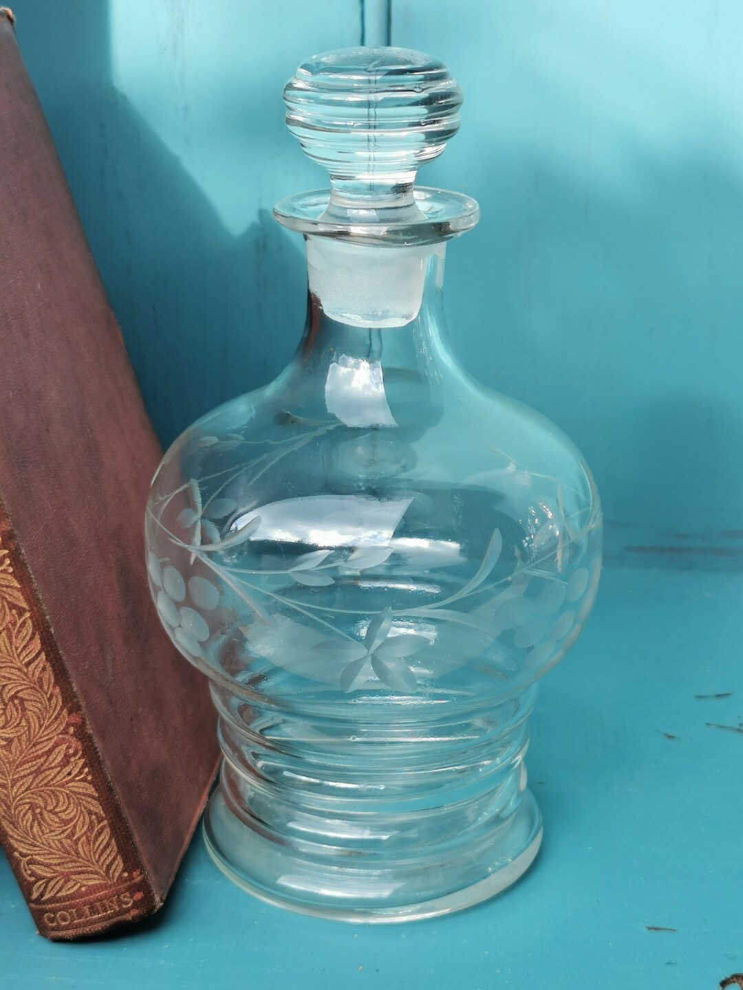 Small Edwardian Port Wine Decanter - Etsy