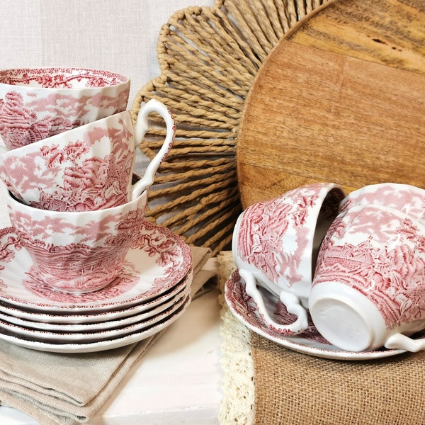 Pink Tea Set - Etsy