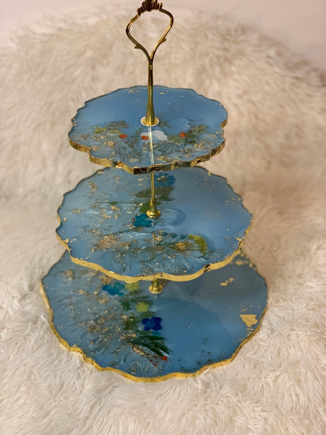 3 Tier Cake Stand, Resin Dessert Stand| - Etsy