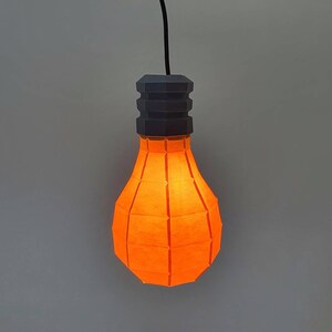 BULB LANTERN - DIY - 3D - Origami - Papercraft - Metal Welding ...
