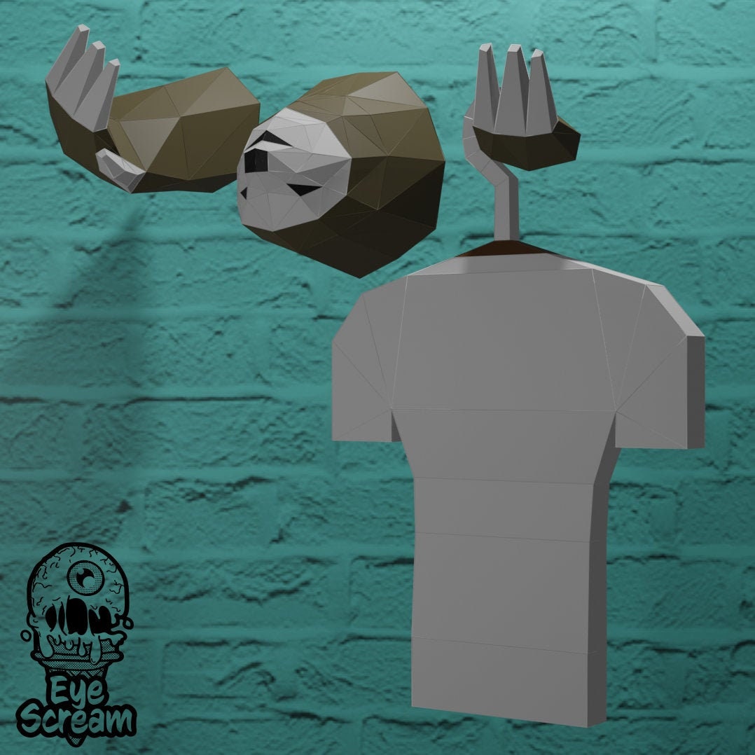 SLOTH CLOTH Diy Origami Papercraft Metal Welding | Etsy