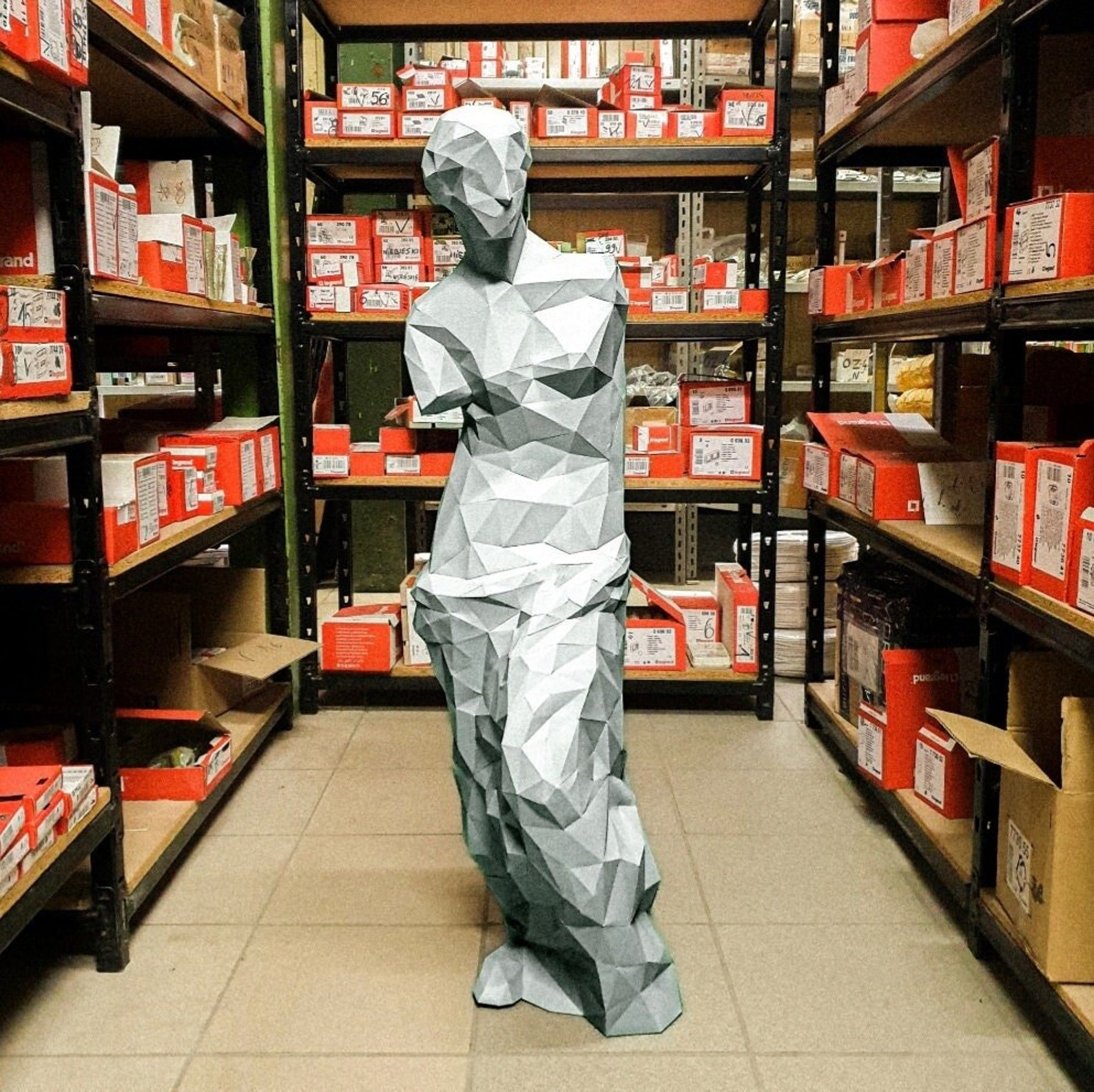 VENUS SCULPTURE DIY 3D Origami Papercraft Metal - Etsy