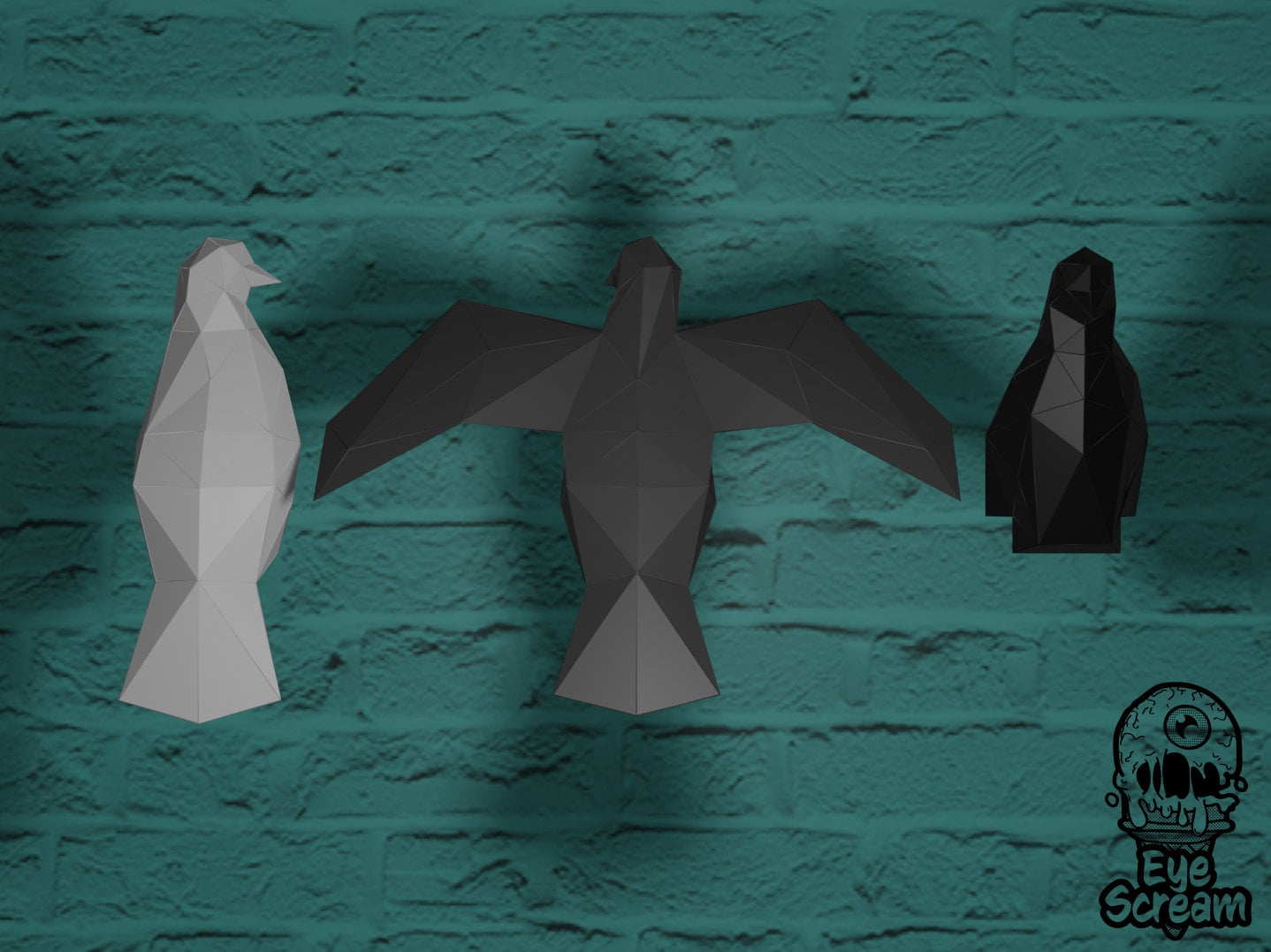 PIGEONS DIY 3D Origami Papercraft Metal Welding - Etsy