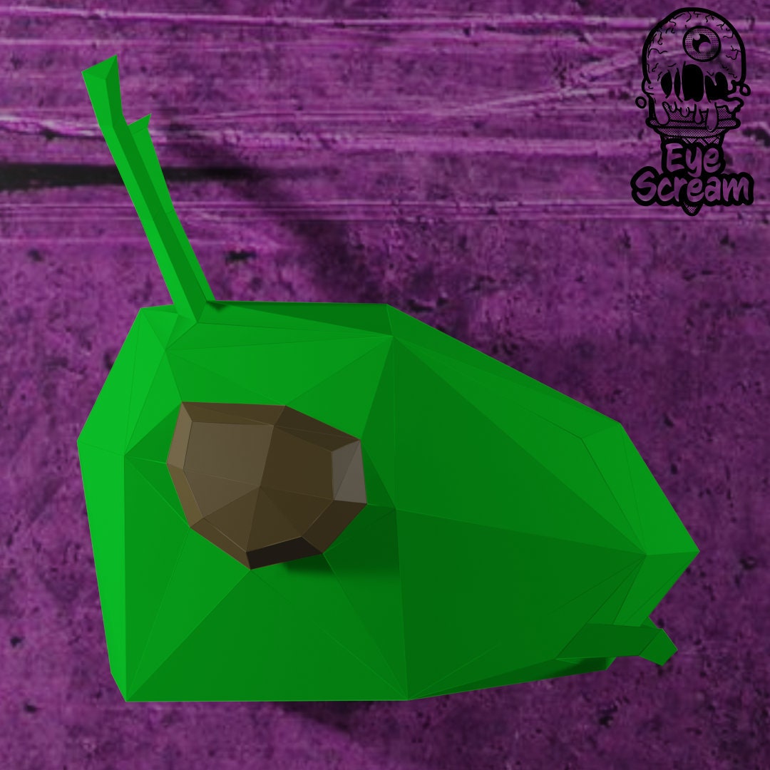 GRASSHOPPER MASK Diy 3D Papercraft Metal Welding | Etsy