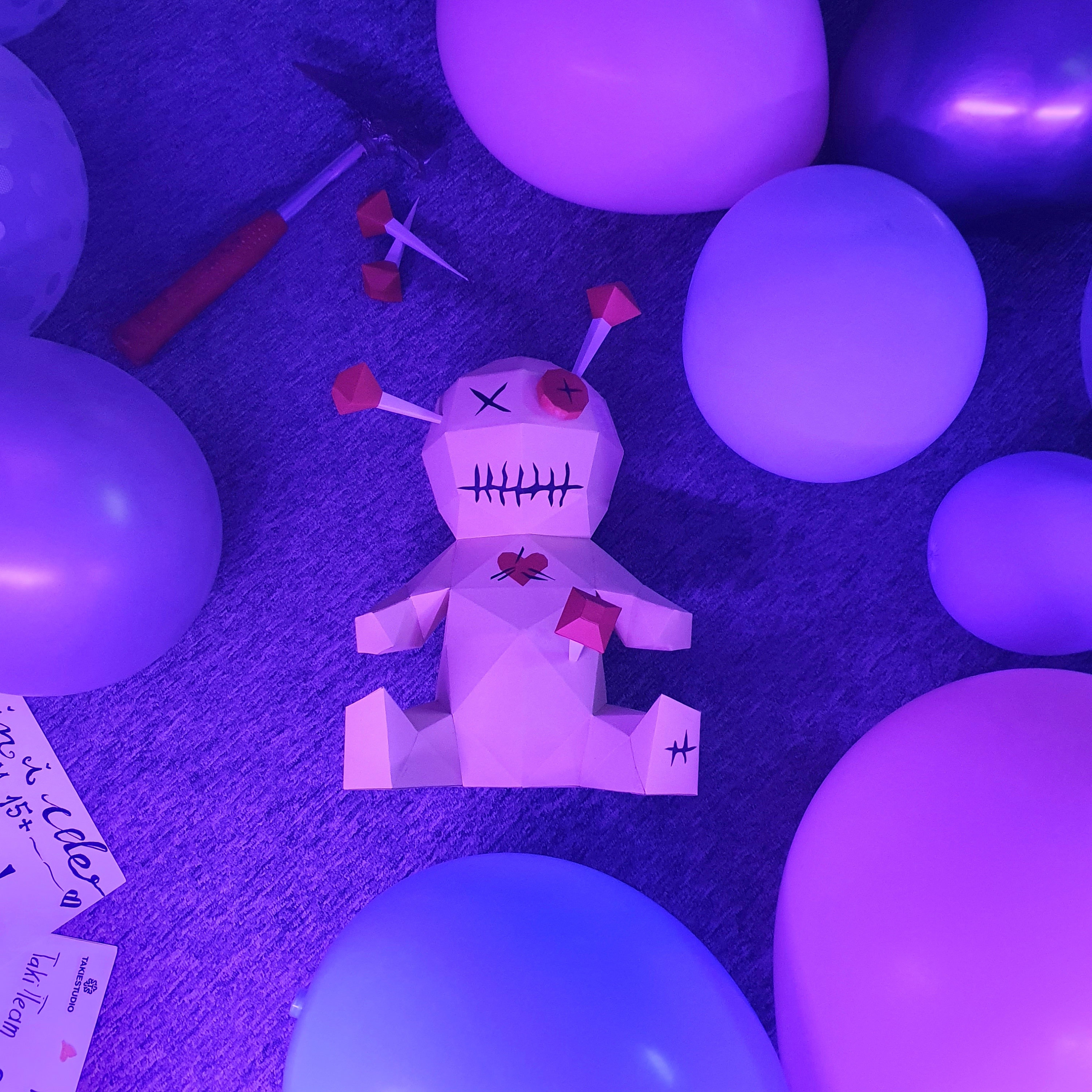 VOODOO DOLL DIY 3D Origami Papercraft Metal Welding - Etsy