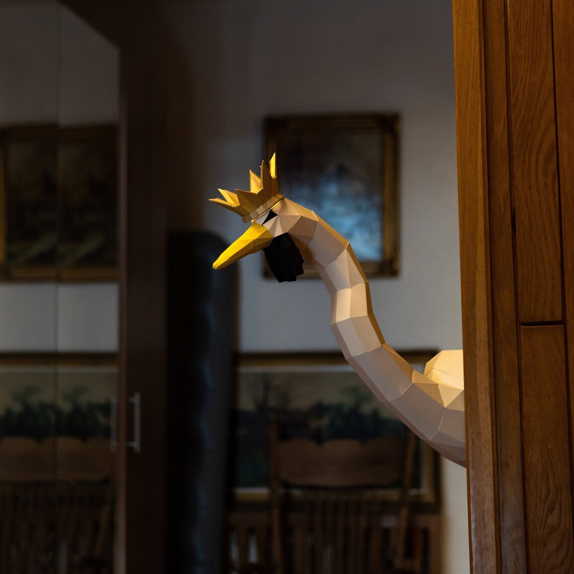 HERON HEROD DIY origami papercraft metal welding - Etsy Polska
