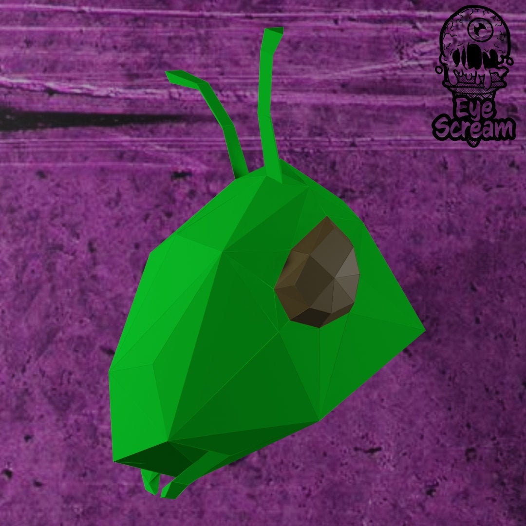 GRASSHOPPER MASK Diy 3D Papercraft Metal Welding | Etsy