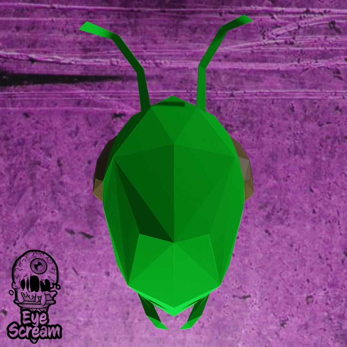 GRASSHOPPER MASK Diy 3D Papercraft Metal Welding - Etsy