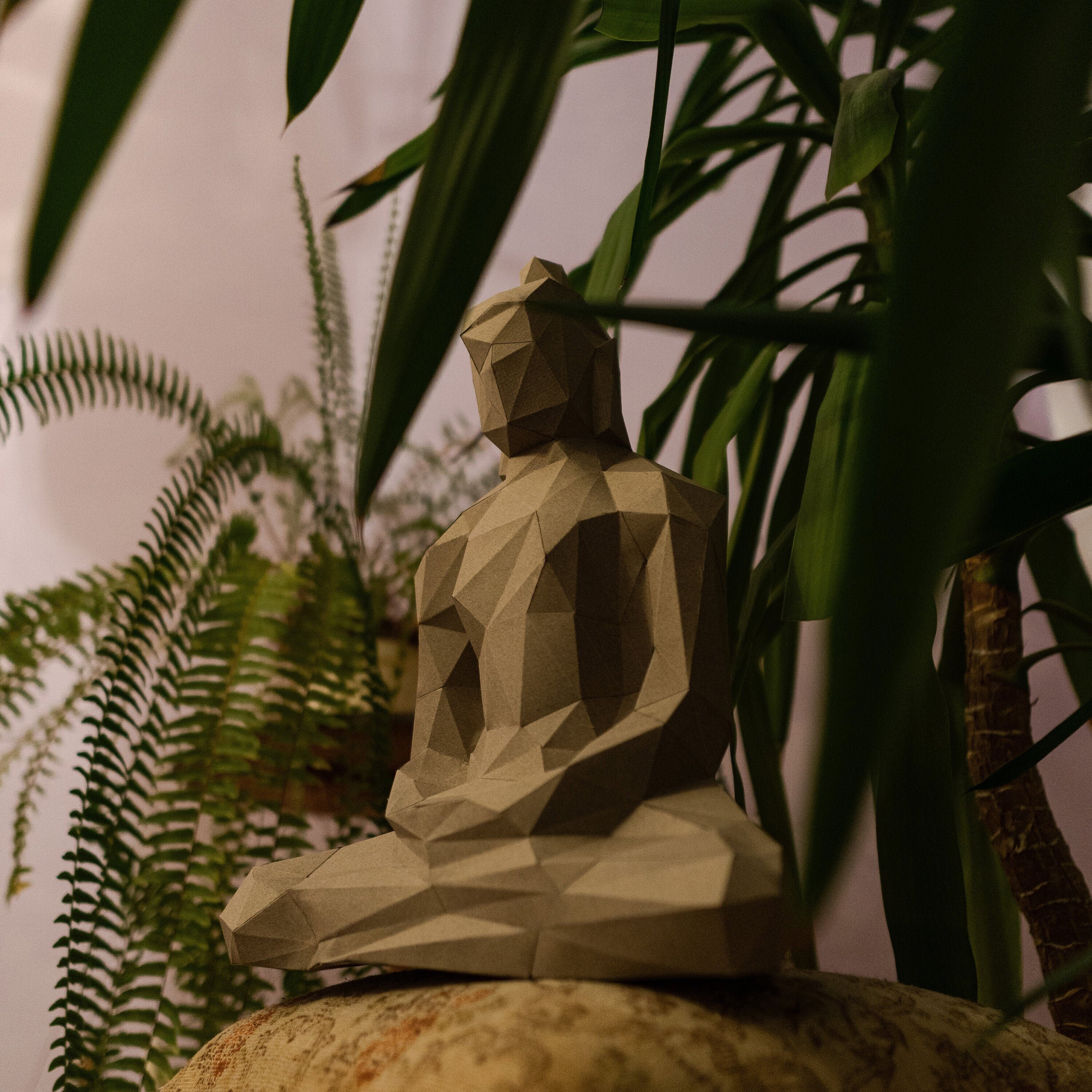 BUDDHA SCULPTURE DIY 3D Origami Papercraft metal - Etsy