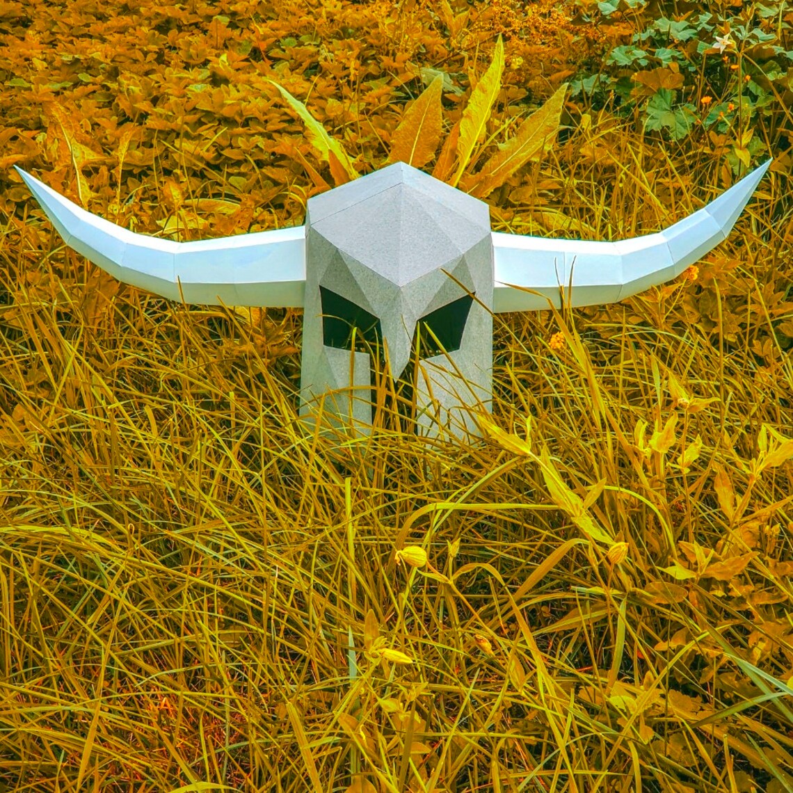 DIY Viking Helmet Mask – Papercraft 3D Puzzle (PDF Template) - Etsy