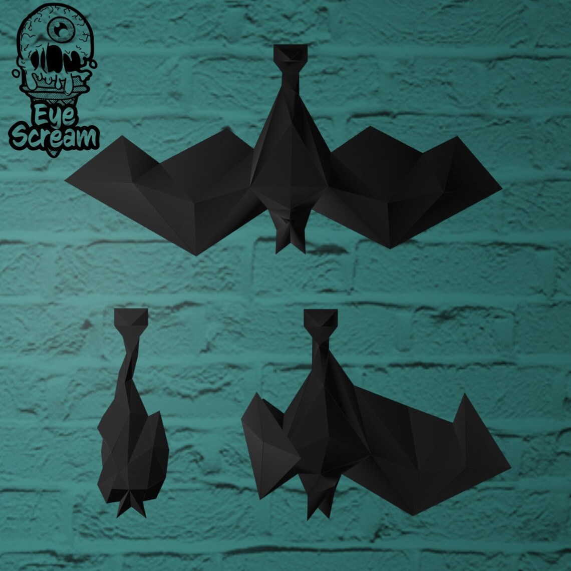 BATS DIY 3D Origami Papercraft Metal Welding | Etsy