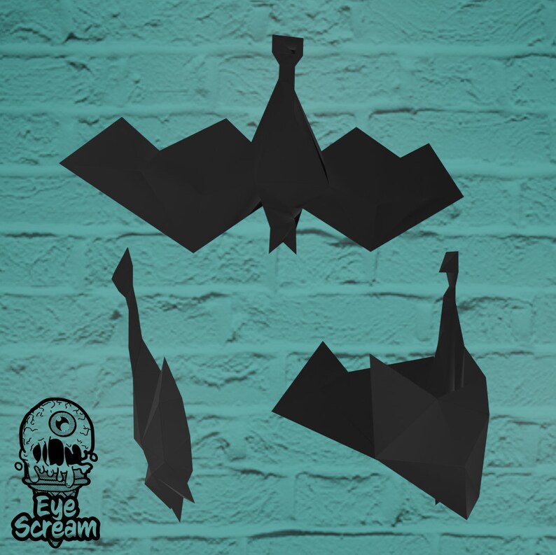 BATS DIY 3D Origami Papercraft Metal Welding - Etsy