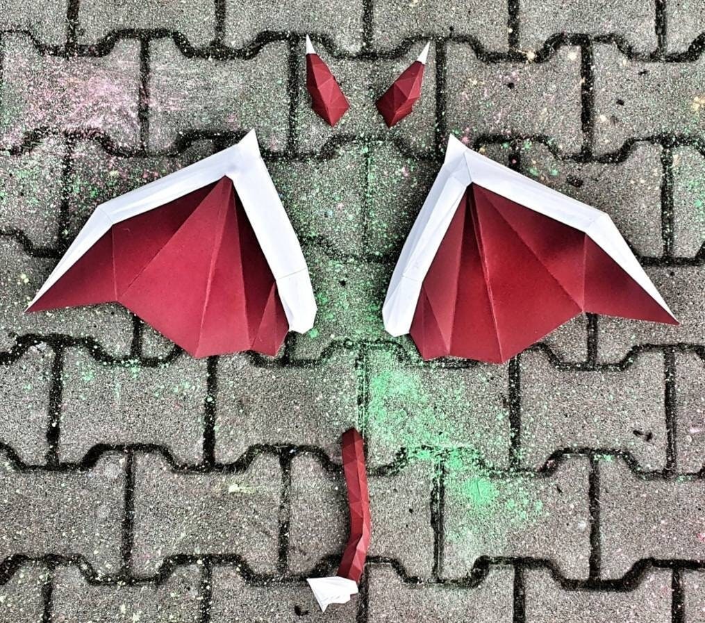 DEVIL DIY 3D Origami Papercraft Metal Welding - Etsy
