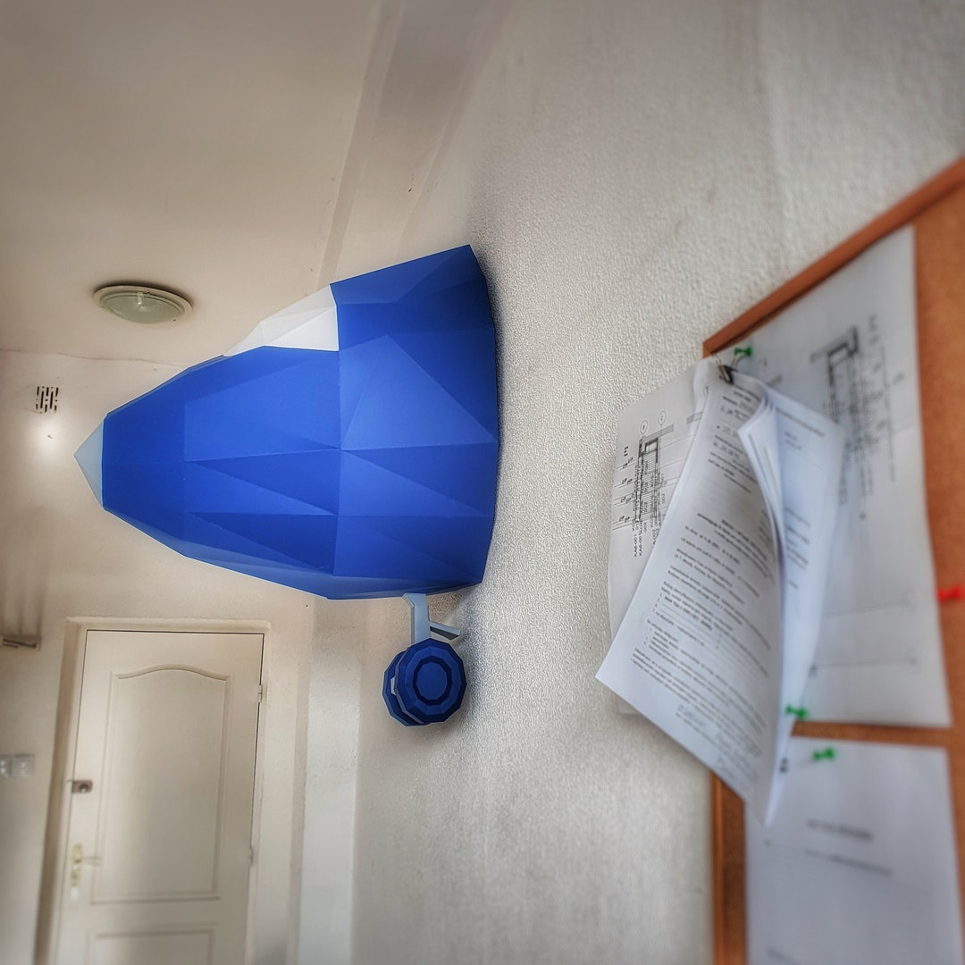 3D Paper Airplane Trophy – DIY Geometric Decor (PDF Pattern) - Etsy