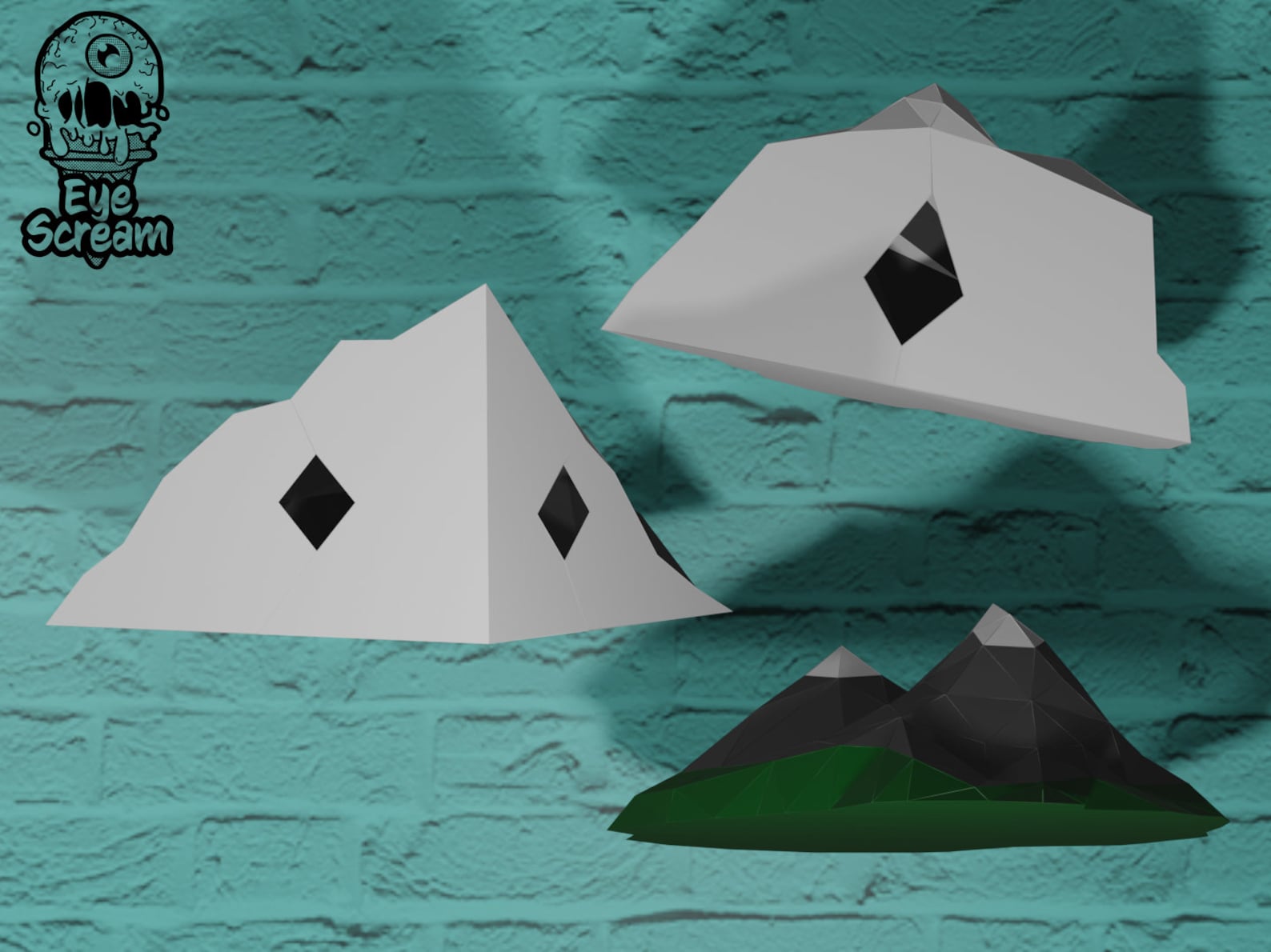 MOUNTAINS MOUNTAIN DIY 3D Papercraft Metal Welding - Etsy