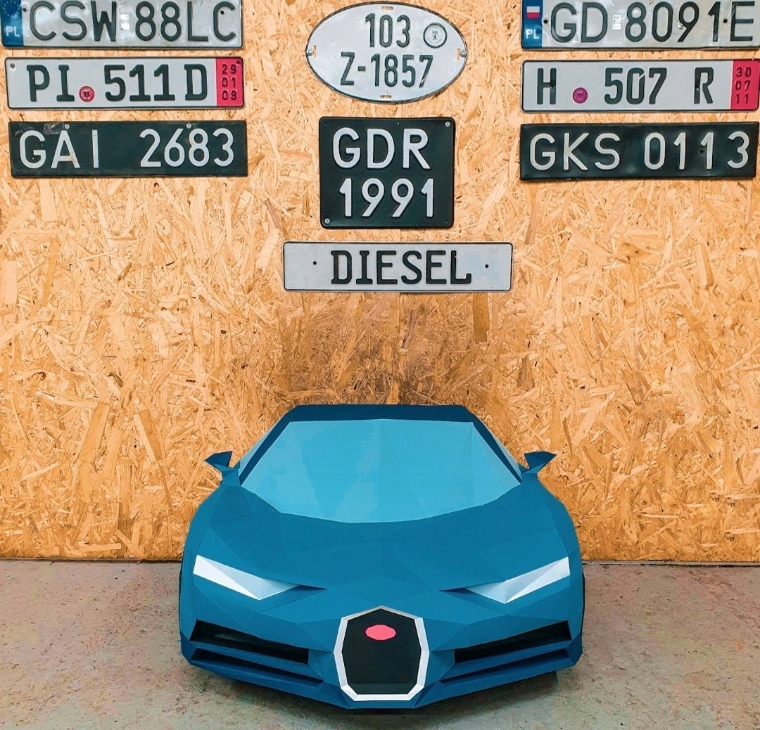 Of Paper Bugatti Template