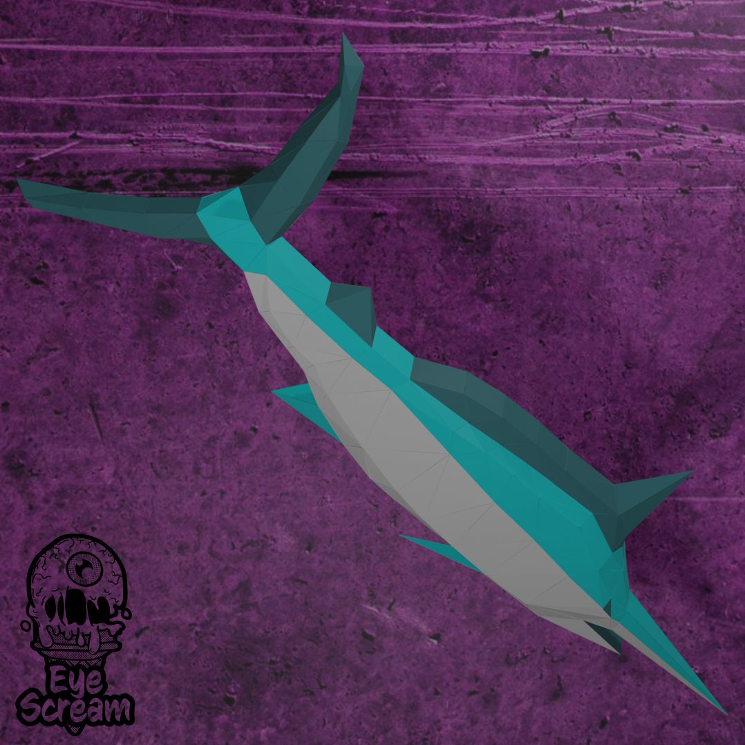 MARLIN DIY 3D Origami Papercraft Metal Welding - Etsy Canada