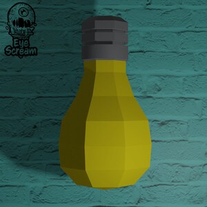 BULB LANTERN - DIY - 3D - Origami - Papercraft - Metal Welding ...