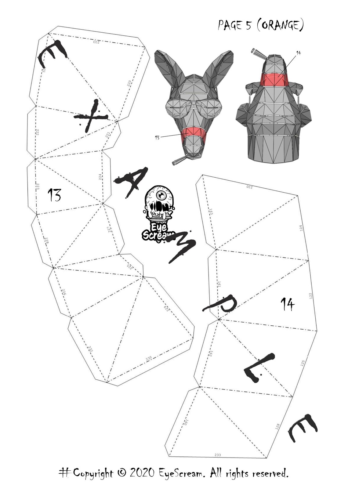 VOODOO DOLL DIY 3D Origami Papercraft Metal Welding - Etsy