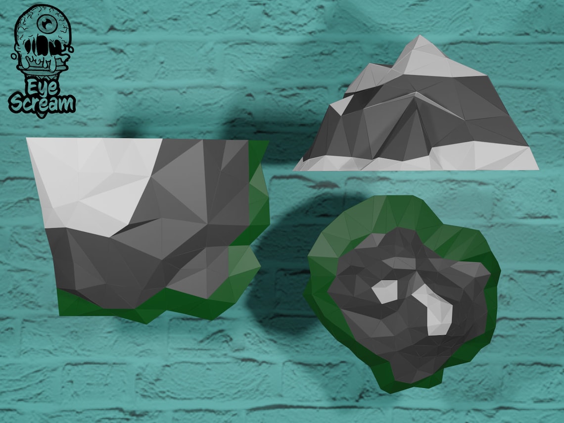 MOUNTAINS MOUNTAIN DIY 3D Papercraft Metal Welding - Etsy