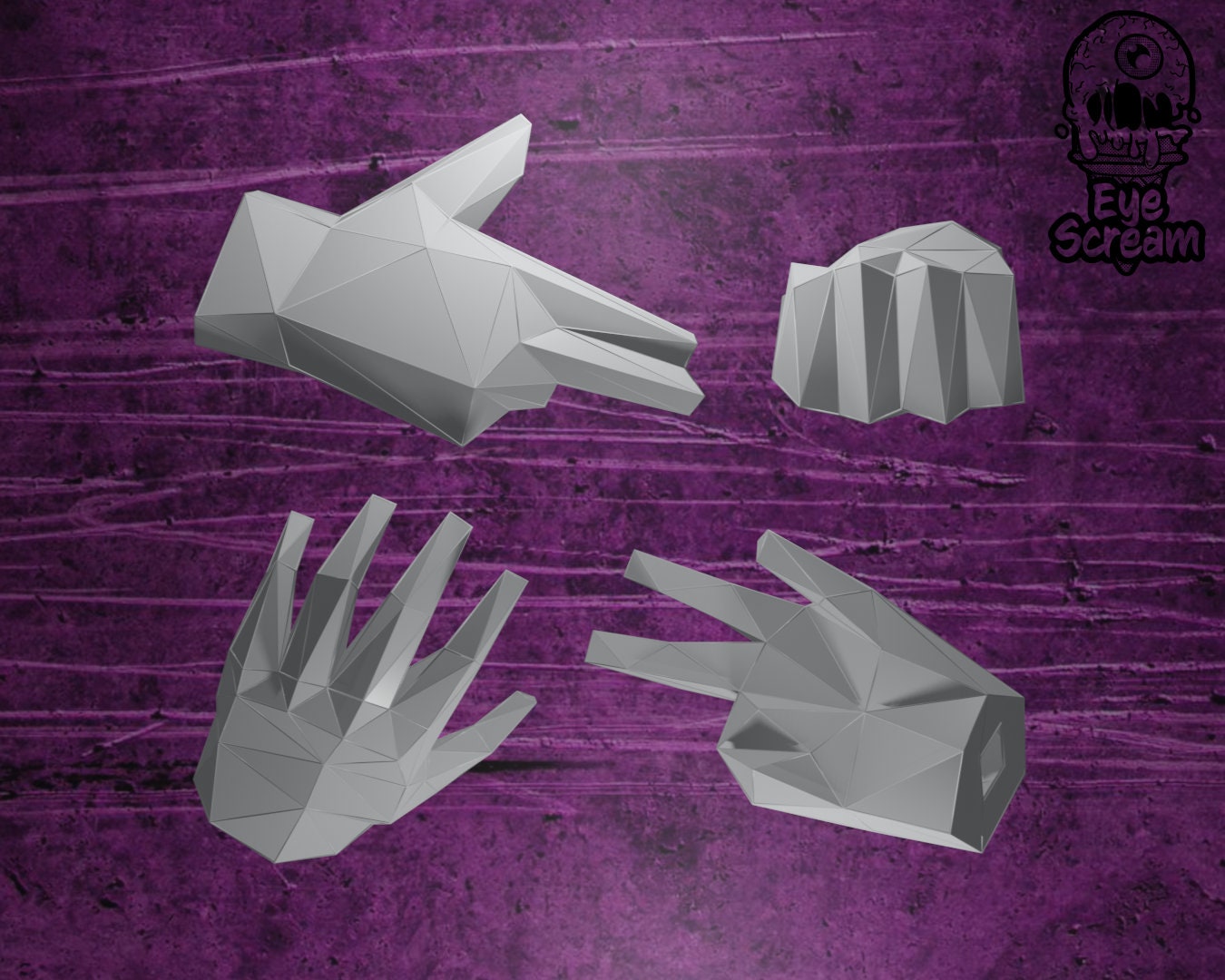 HELPING HANDS DIY 3D Origami Papercraft Metal - Etsy