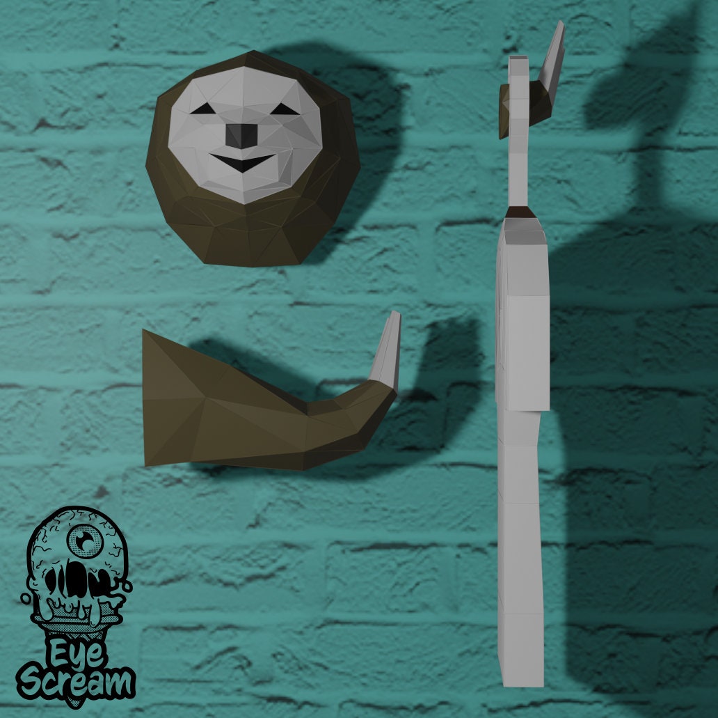 SLOTH CLOTH Diy Origami Papercraft Metal Welding | Etsy