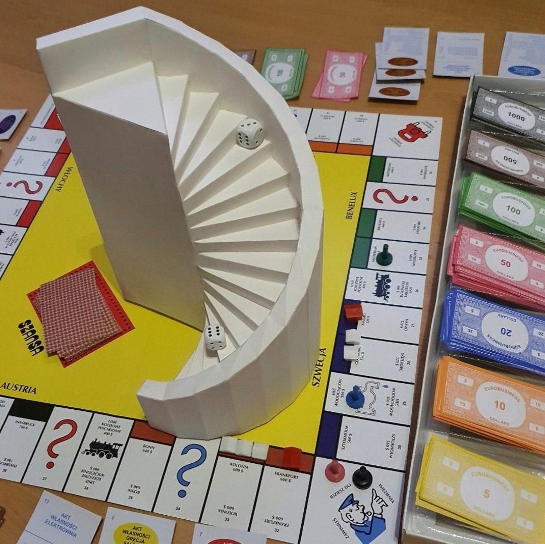 DICE STAIRCE - DIY - 3d-origami - Papercraft - Metal Welding - Trophy ...