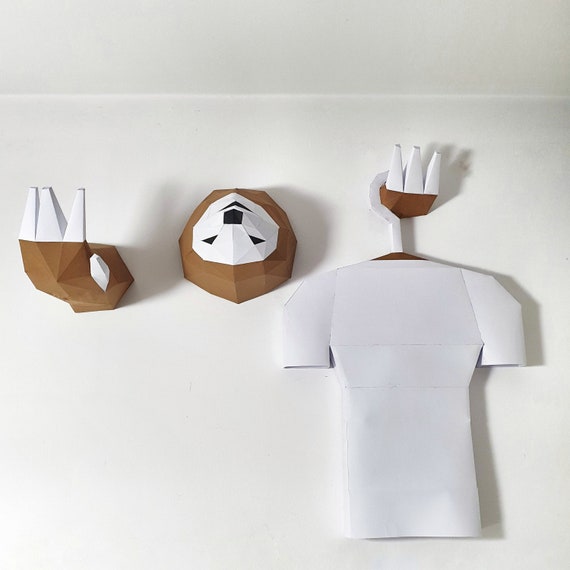 SLOTH CLOTH Diy Origami Papercraft Metal Welding - Etsy